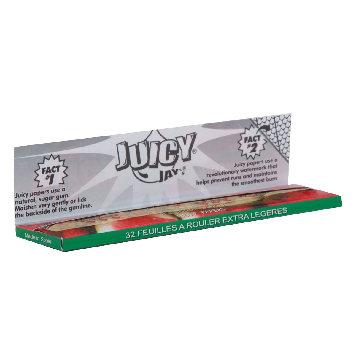 Juicy Jay's - Hemp Papers King Size Slim - Watermelon – Bong Warehouse