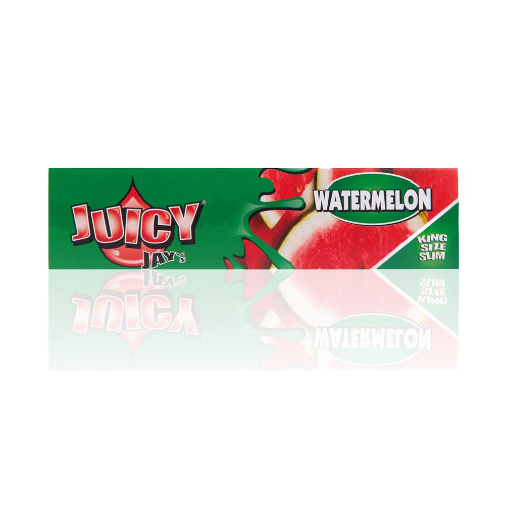 Juicy Jay's - Hemp Papers King Size Slim - Watermelon – Bong Warehouse