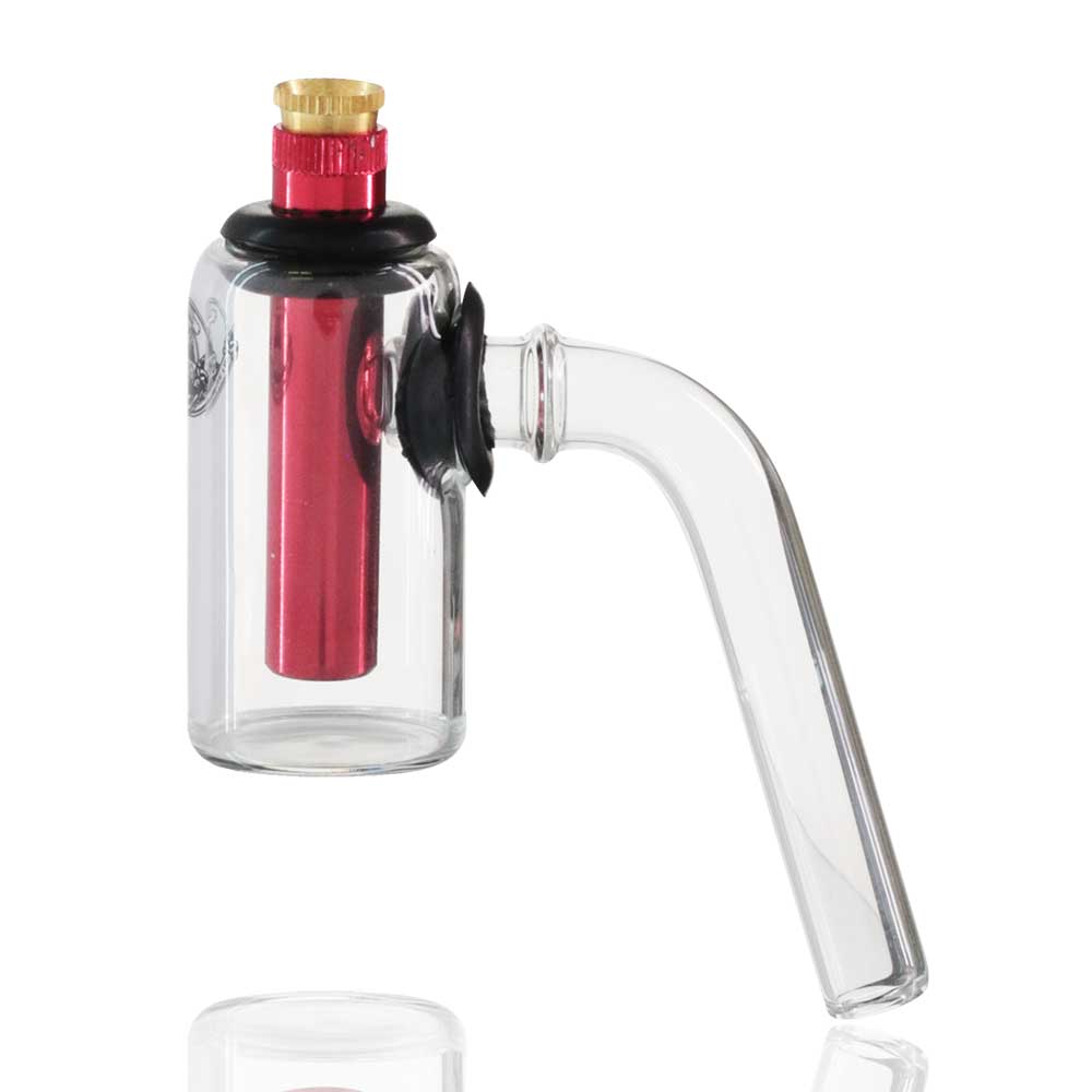 Agung - Mini Glass Ash Catcher With Metal Stem and Cone Piece - Variou ...