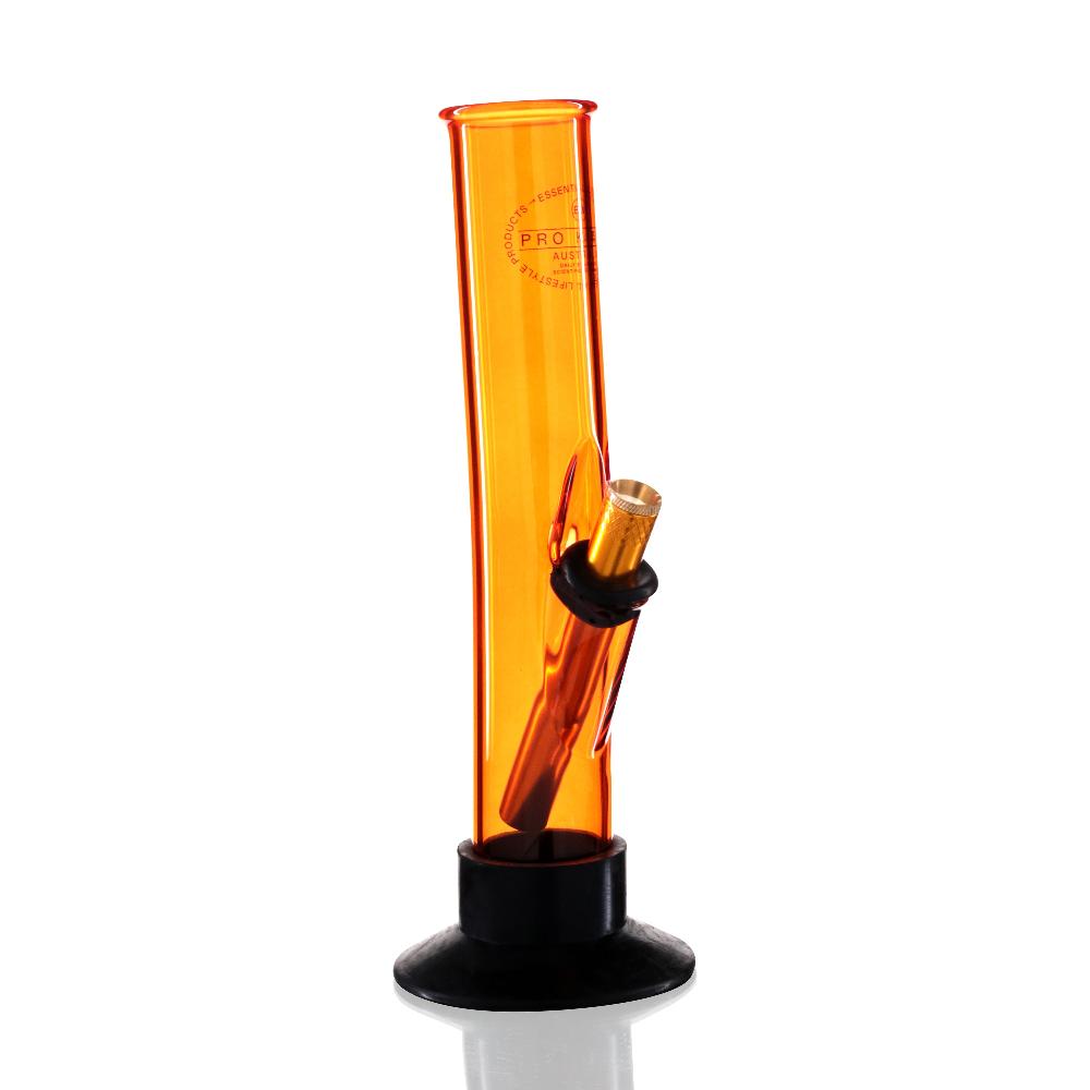 Bent Tube 24cm Glass Bong - Yellow Pro Kit | Bong Warehouse