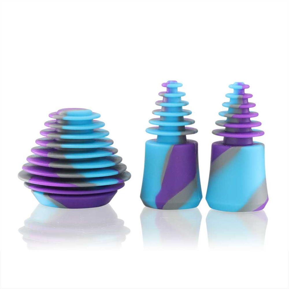 Glass Bong Cleaning Plugs 3 pack - Blue/Purple/Grey | Bong Warehouse