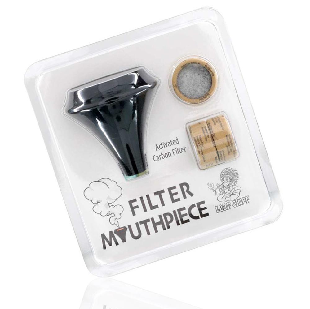 Silicone Mouth piece and filter kit - Black | Bong Warehouse