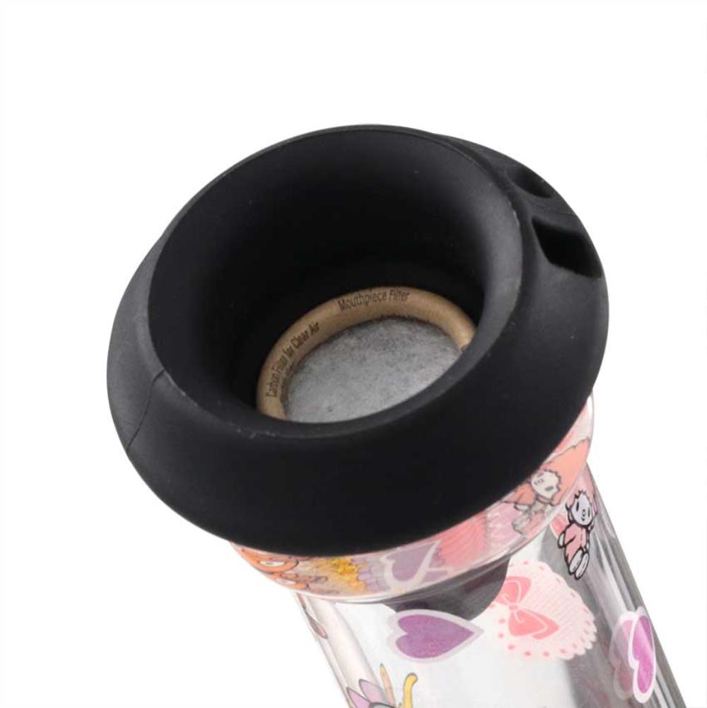 Silicone Mouth piece and filter kit - Black | Bong Warehouse