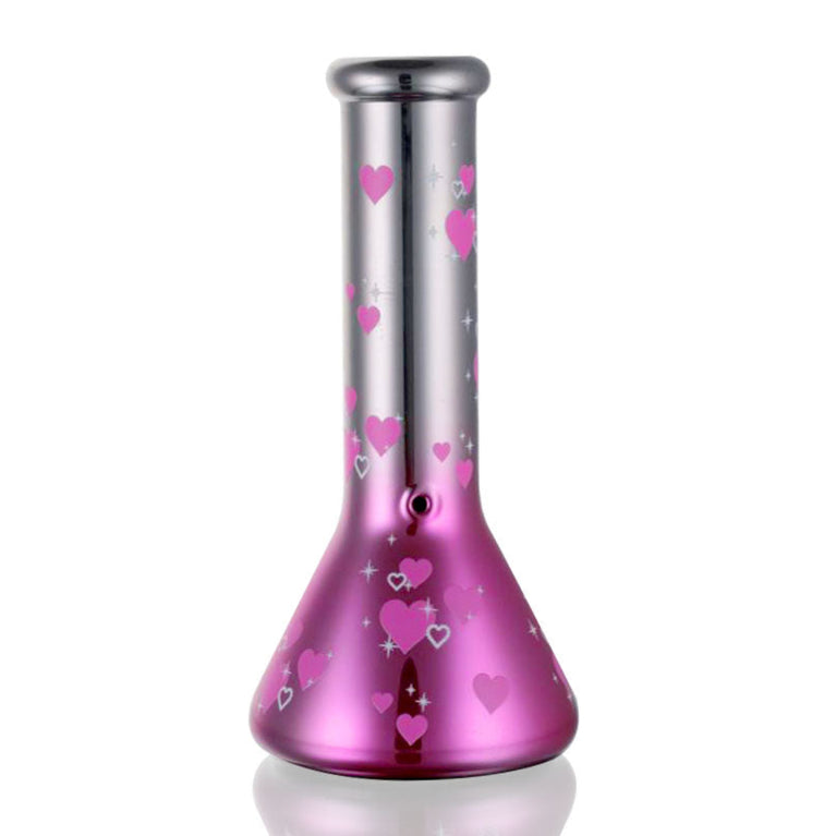Chrome Hearts Beaker Glass Bong 20cm - Pink – Bong Warehouse