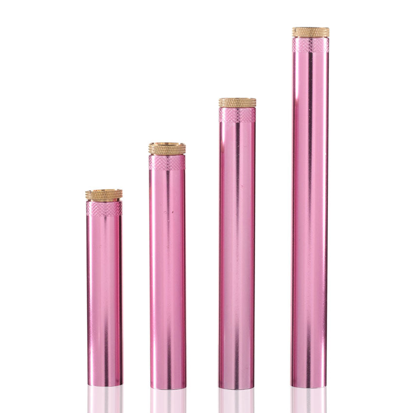 Classic Bong Metal Stem - Pink Various Sizes | Bong Warehouse