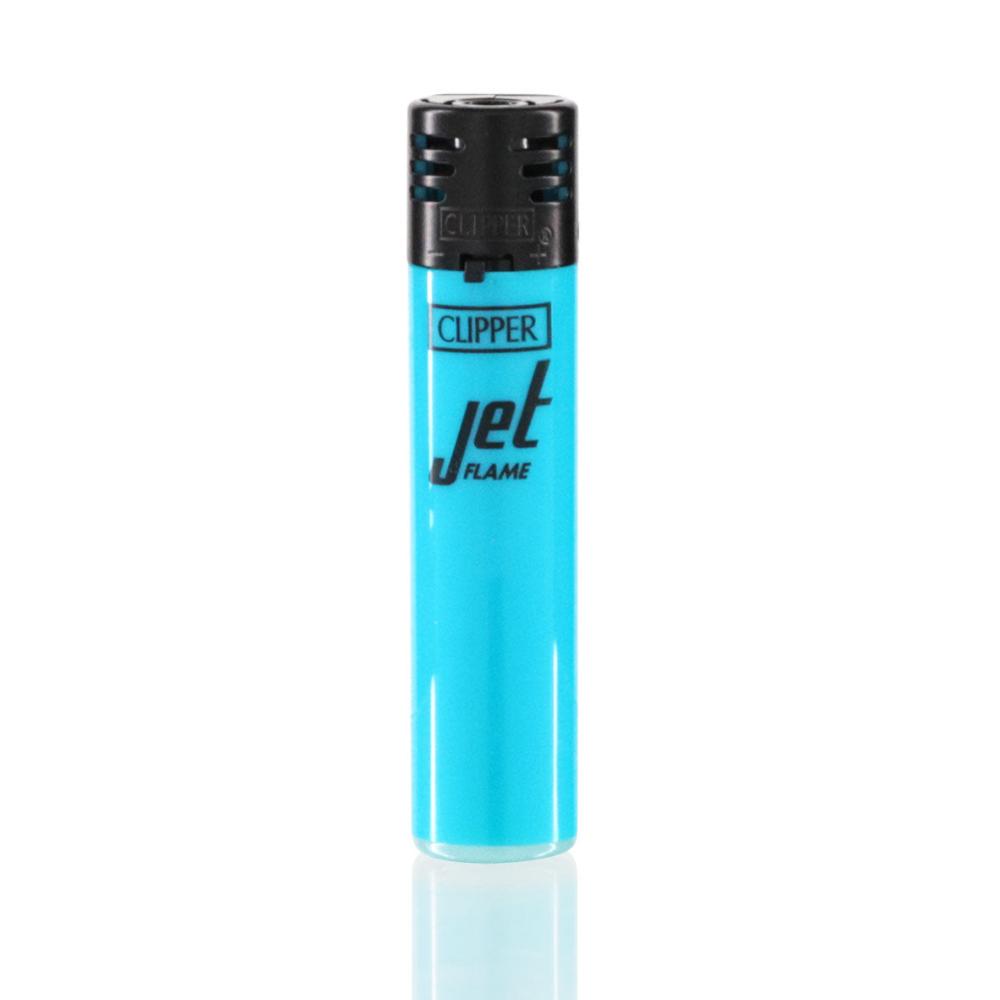 Clipper Jet Flame Lighter Large Shiny - Blue – Bong Warehouse