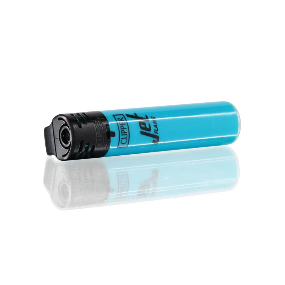 Clipper Jet Flame Lighter Large Shiny - Blue – Bong Warehouse