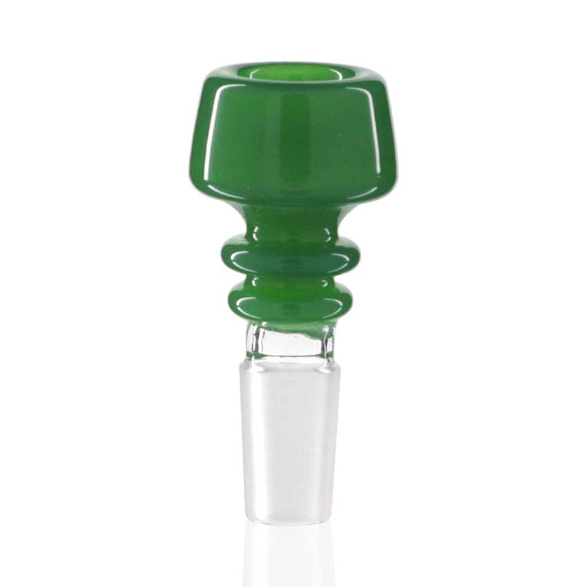 Lucky Goat - Glass Cone Piece (Bowl) 14mm Male - Green Slim | Bong ...