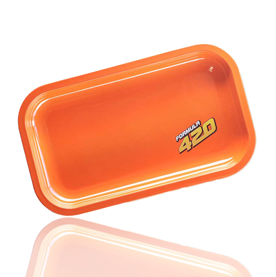 Formula 420 - Blunt Rolling Tray - Bold Orange | Bong Warehouse
