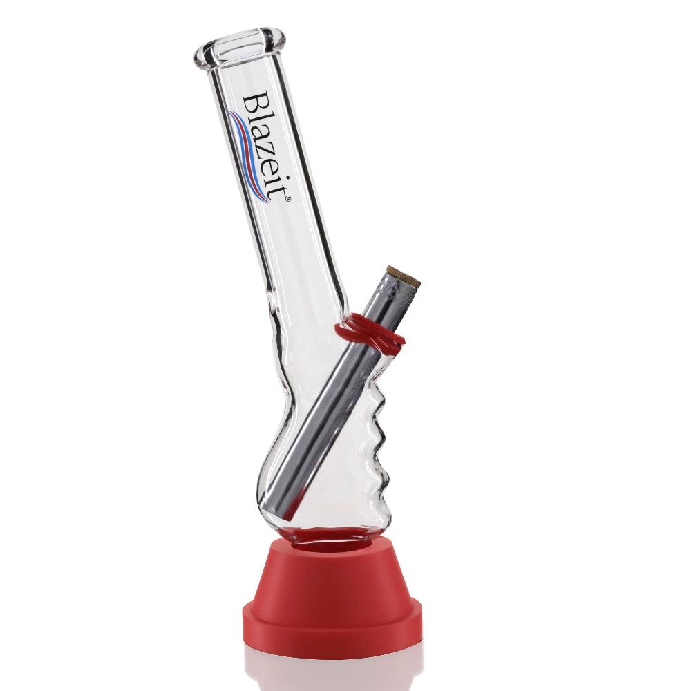 Mini Glass 20cm Gripper Bong - Clear Blazeit | Bong Warehouse