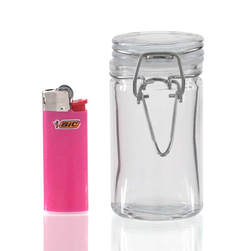 Bong Warehouse - Small Clear Weed Stash Jar | Bong Warehouse