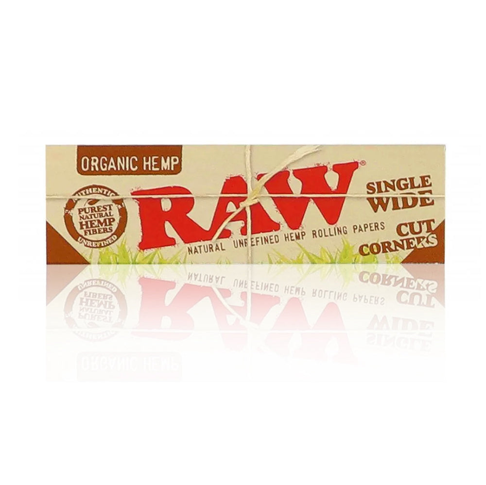RAW - Organic Hemp Single Wide Joint Rolling Papers – Bong Warehouse