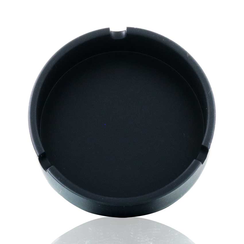 Bong Warehouse - Round Silicone Ash tray - Black | Bong Warehouse