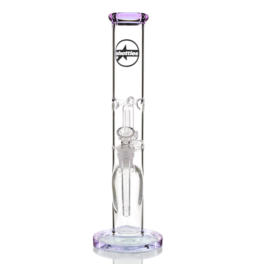 Shotties Slit Diffuser Pillar Glass Bong | Bong Warehouse