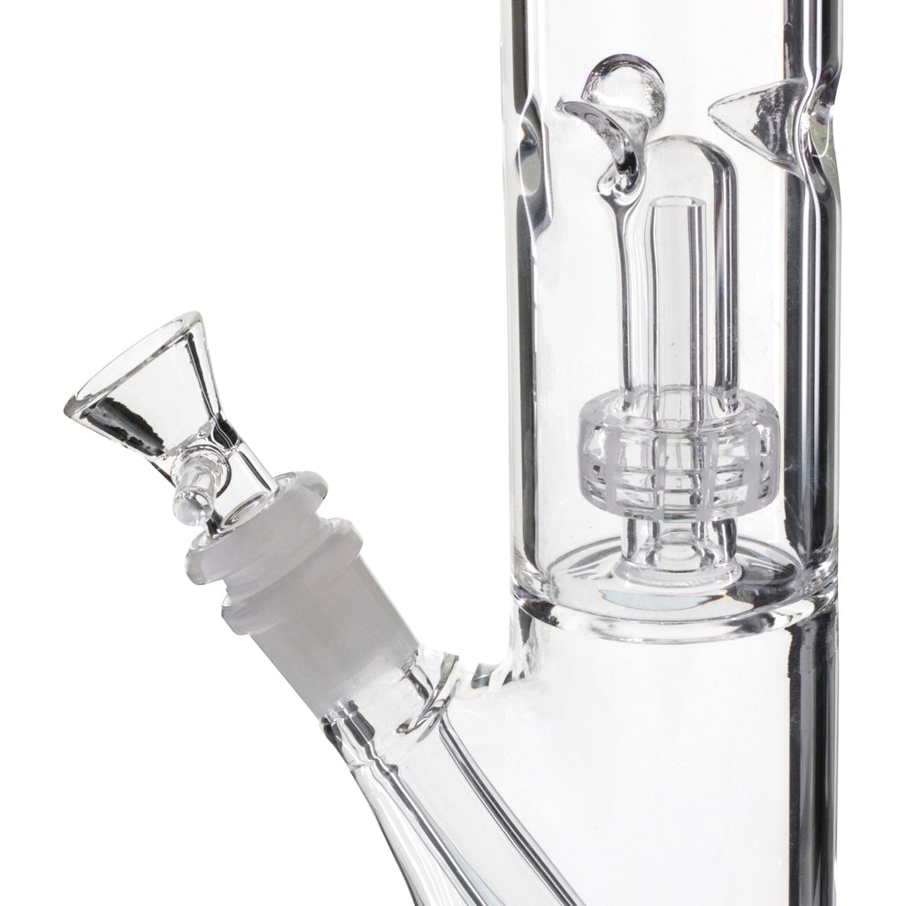 Shotties Slit Diffuser Pillar Glass Bong | Bong Warehouse