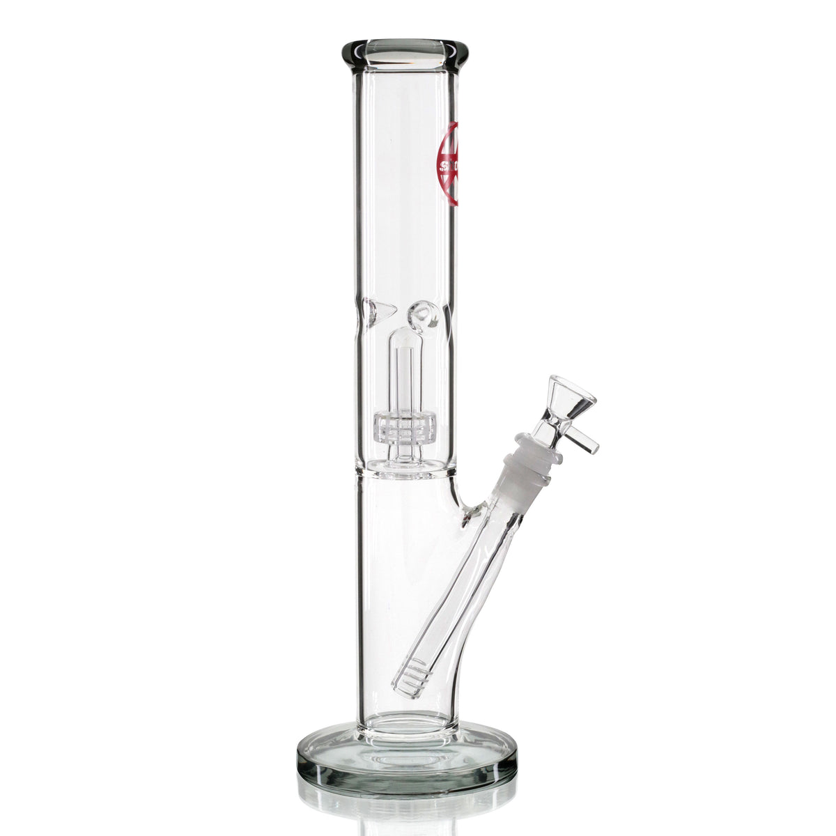 Shotties 35cm Glass Slit Diffuser Pillar Bong - Clear/Smoke | Bong ...