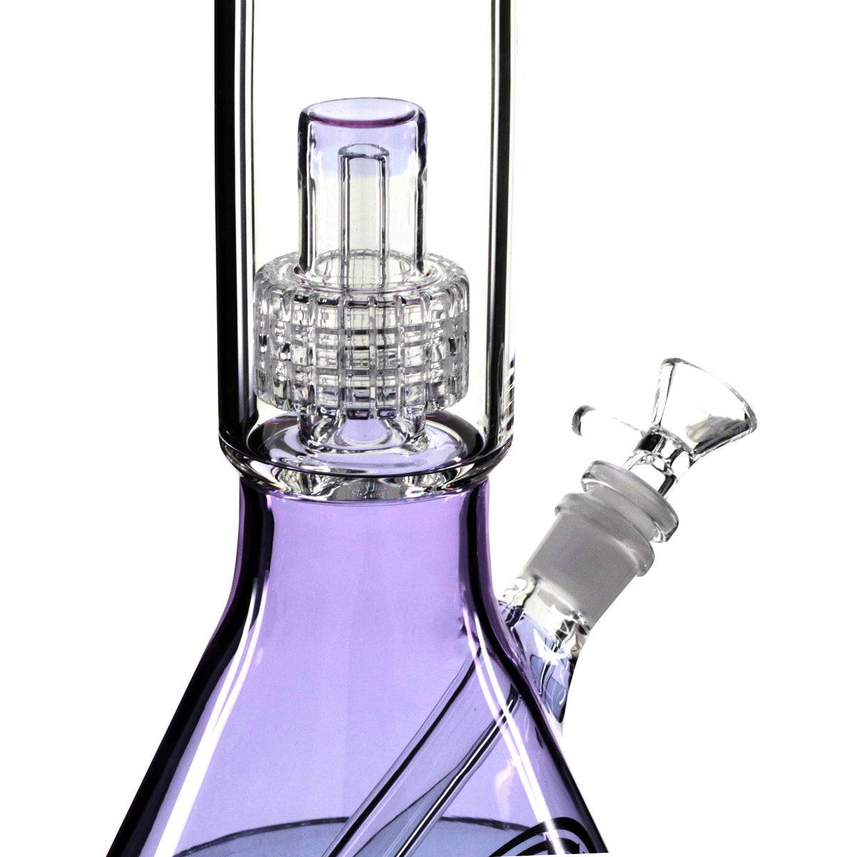 Shotties Beaker Bong - Clear/Purple | Bong Warehouse