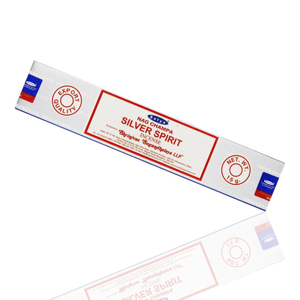 Satya - Silver Spirit Incense 15g Packet – Bong Warehouse