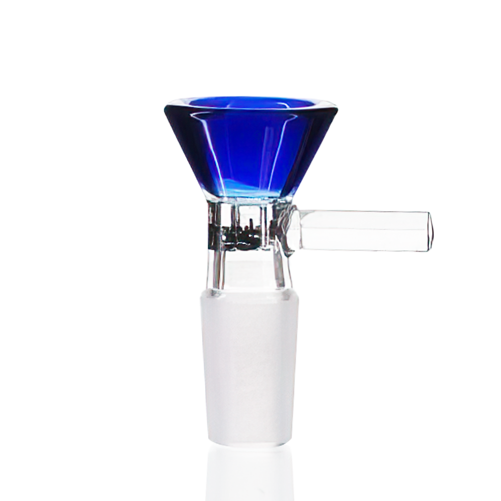 Shotties™ - Cone Handle (Bowl) 14mm Male - Cobalt – Bong Warehouse