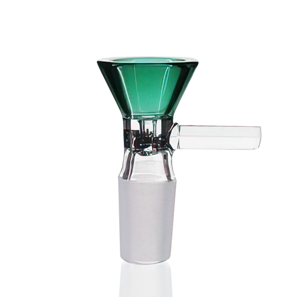 Shotties™ - Cone Handle (Bowl) 14mm Male - Teal – Bong Warehouse