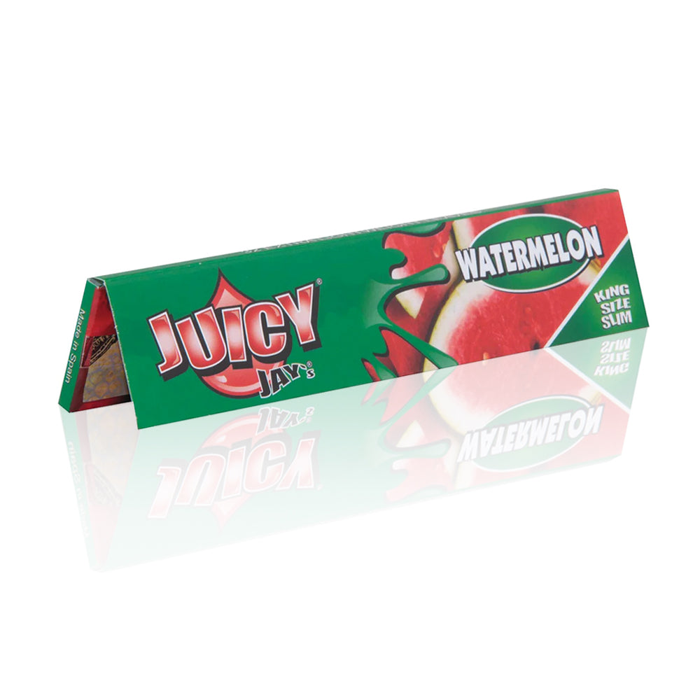 Juicy Jay's - Hemp Papers King Size Slim - Watermelon – Bong Warehouse