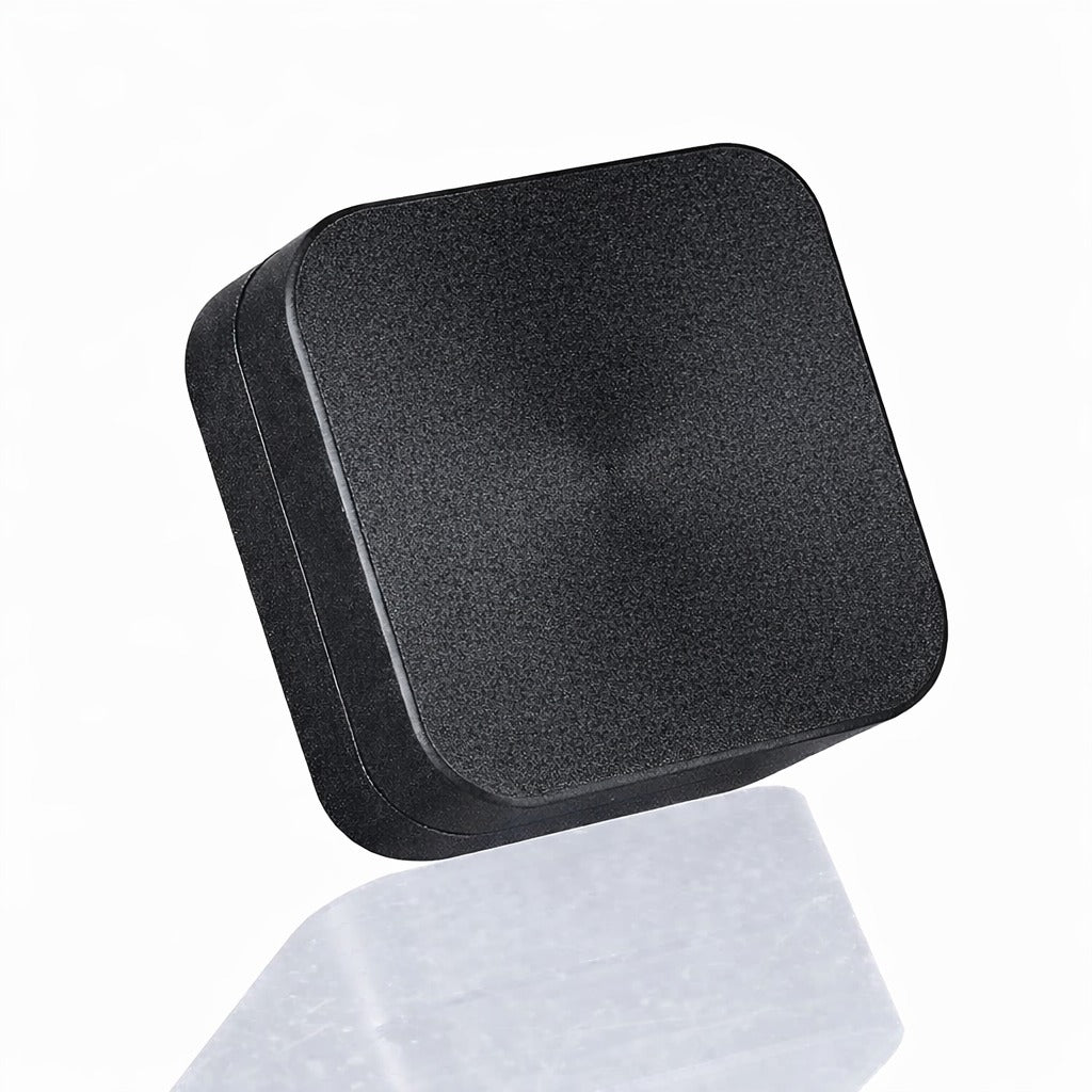 Square Stainless Metal Herb Grinder - Black – Bong Warehouse