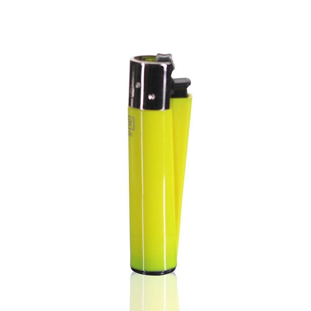 Clipper Lighter Large Solid - Yellow | Bong Warehouse