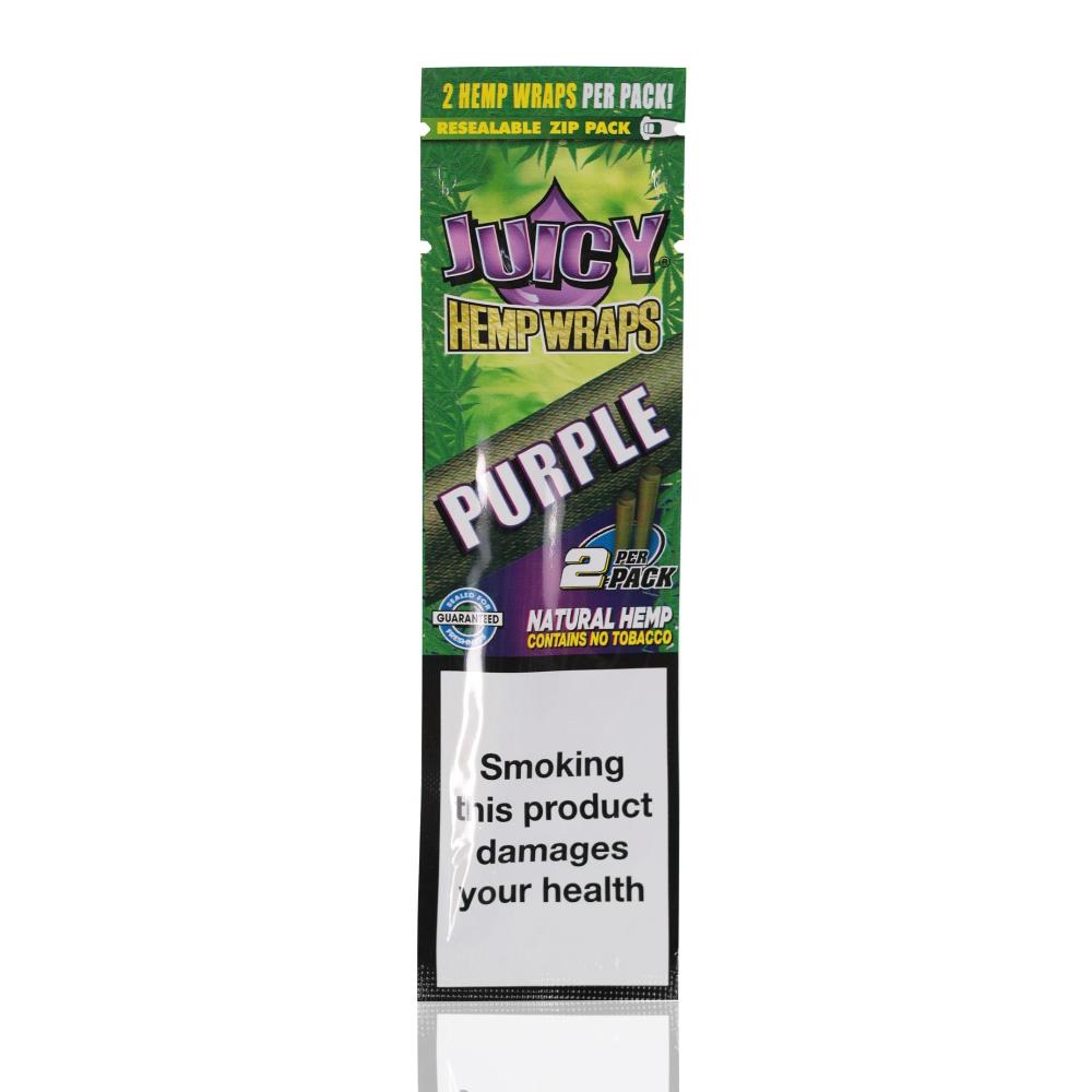 Juicy Jay's - Hemp Blunt Wraps - Purple (2 Pack) | Bong Warehouse